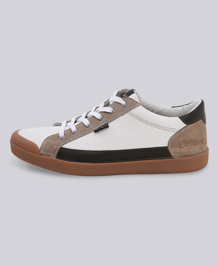 Kickers KICK TRAINER White Beige Men Sneakers